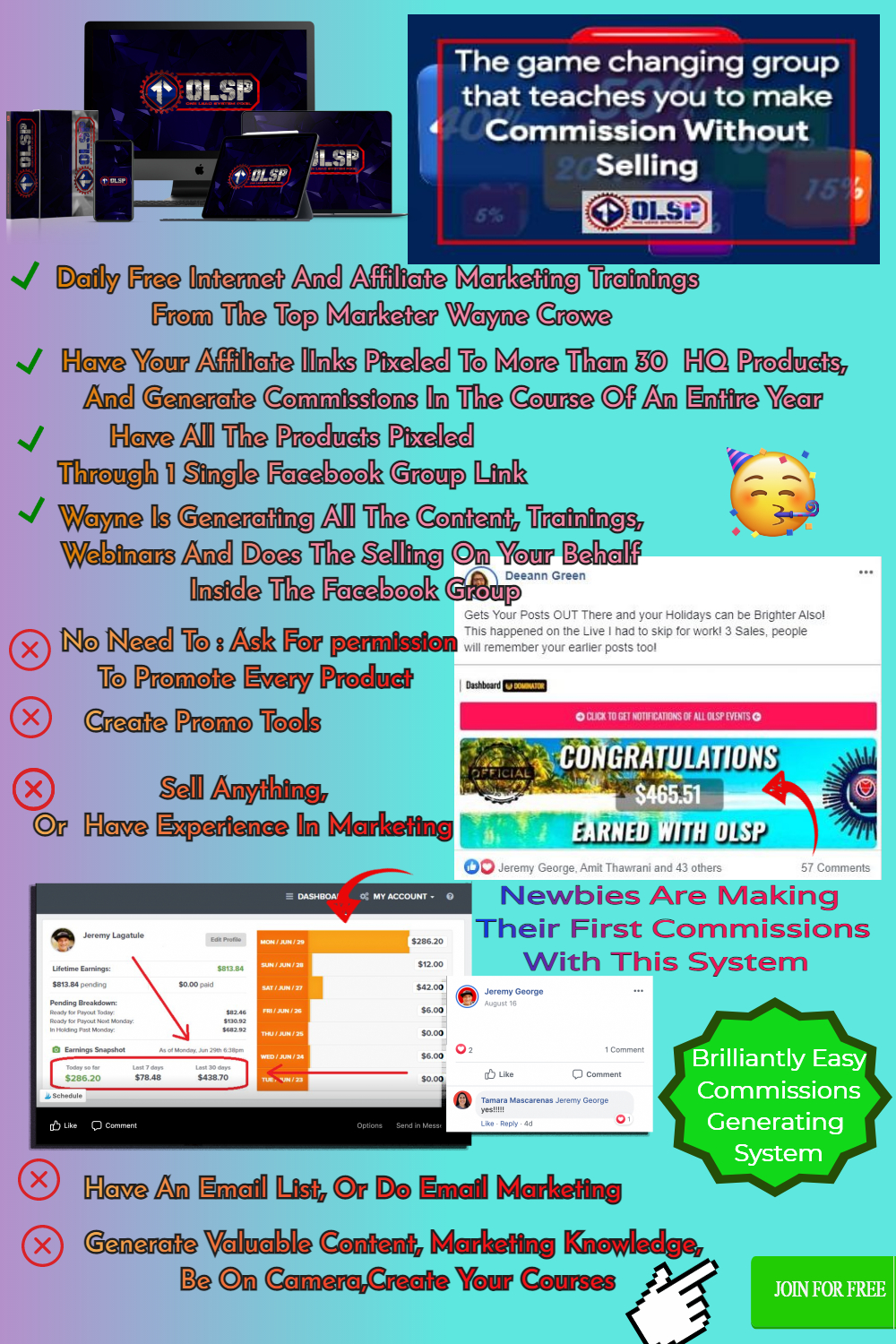 ONE LEAD PIXEL SYSTEM